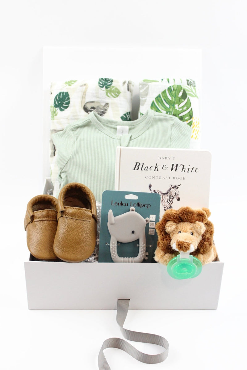 Safari Themed Baby Gift Box – The Baby Gift People